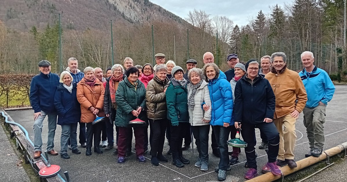Asphaltschießen in der Nonner Au - Sozialverband VdK Bayern e.V.